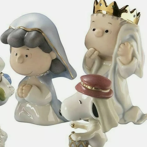 Lenox | Holiday | Lenox Peanuts Nativity Christmas Pageant Set Snoopy ...